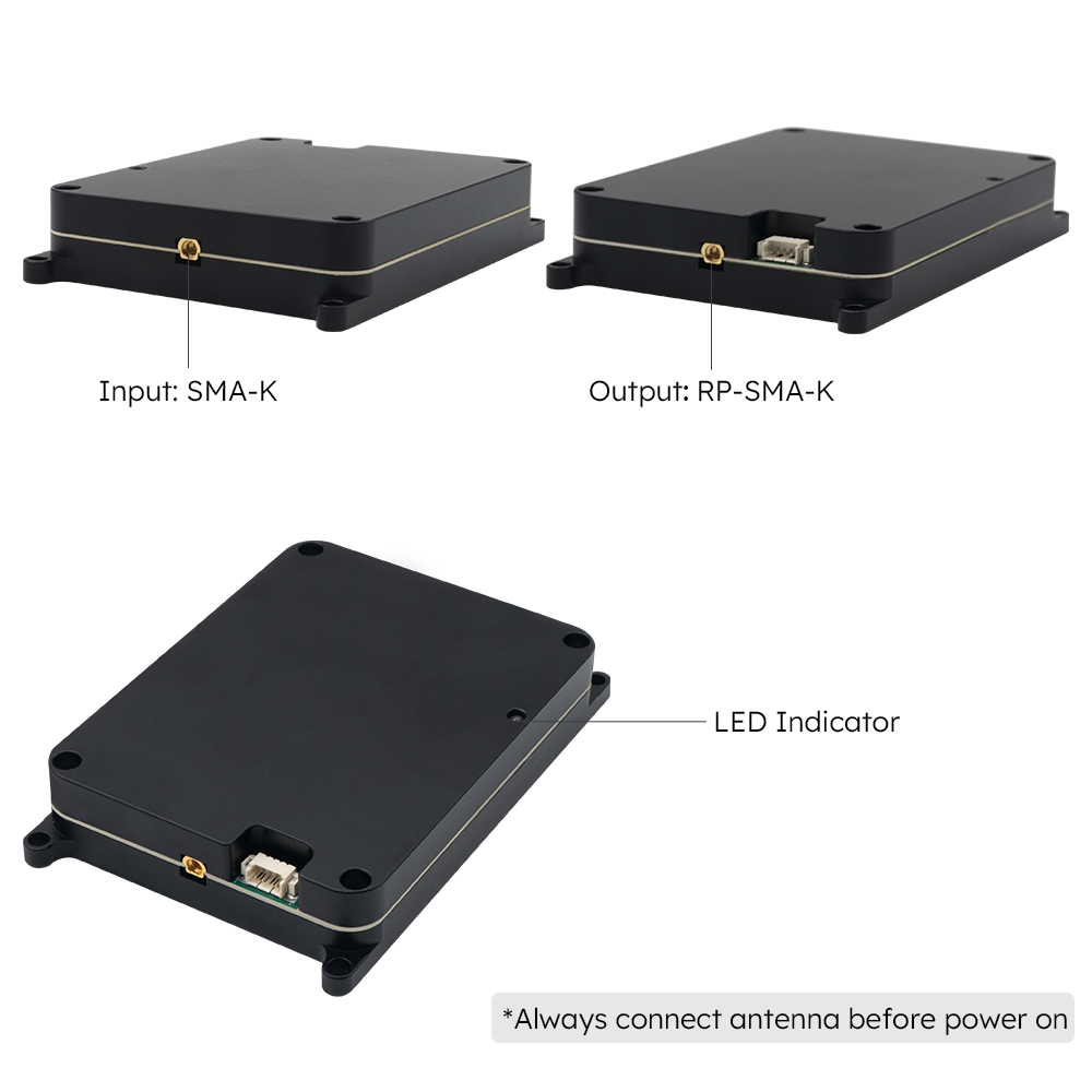 2.4G/ 5.8G Dual-Band Signal Booster for UAV Drones and UGV
