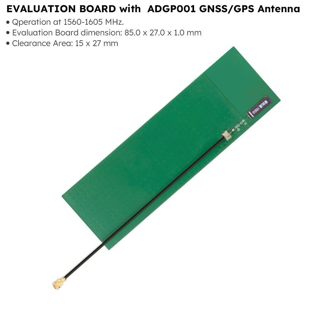ADGP001 GNSS /GPS L1 B1 G1 SMD /Chip Antenna 10.0×3.0×1.6mm – ABOOSTY ...